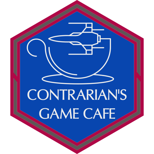 Contrarian's Game Cafe - Where Games, Coffee, and People meet.